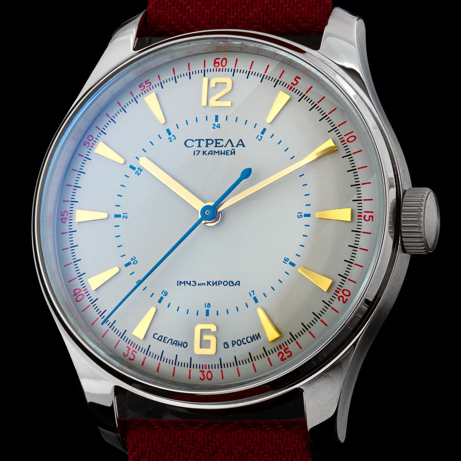 31681 MakTime | Russian Chronograph Movement | STRELA Watch